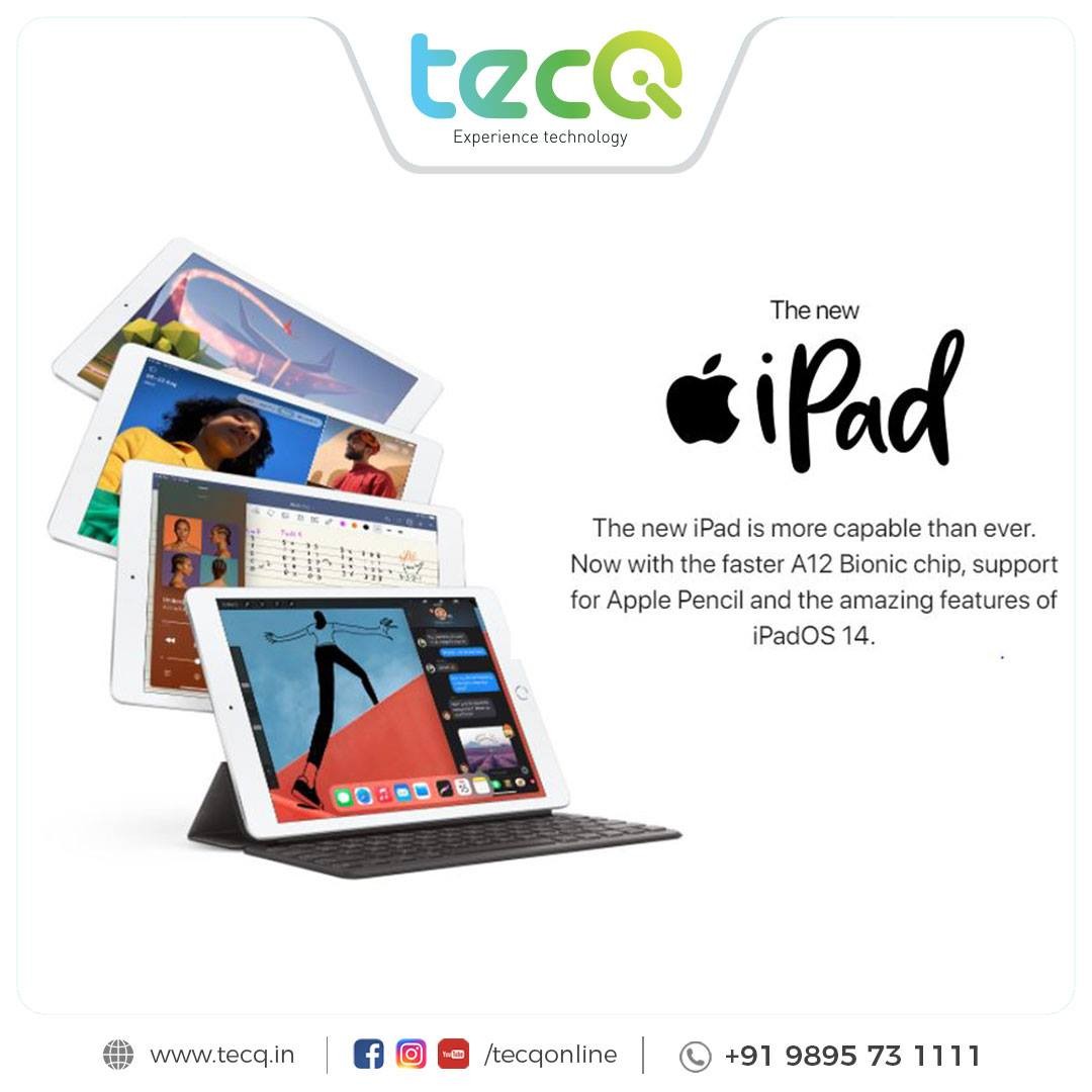The new iPad is more capable than ever. Now with the faster A12 Bionic ...
