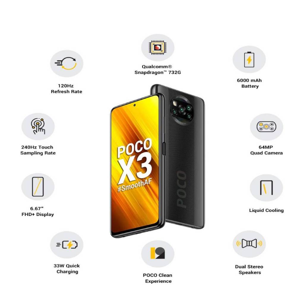 Buy POCO X3 at Discount Price from TecQ Mobile Shop near me | TecQ Online