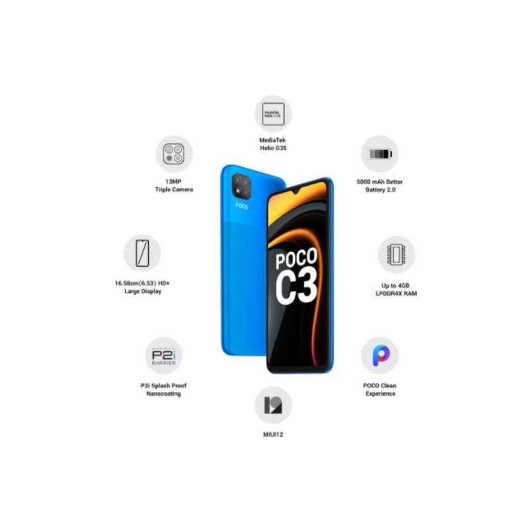 Buy POCO C3 at Discount Price from TecQ Mobile Shop near me | TecQ Online