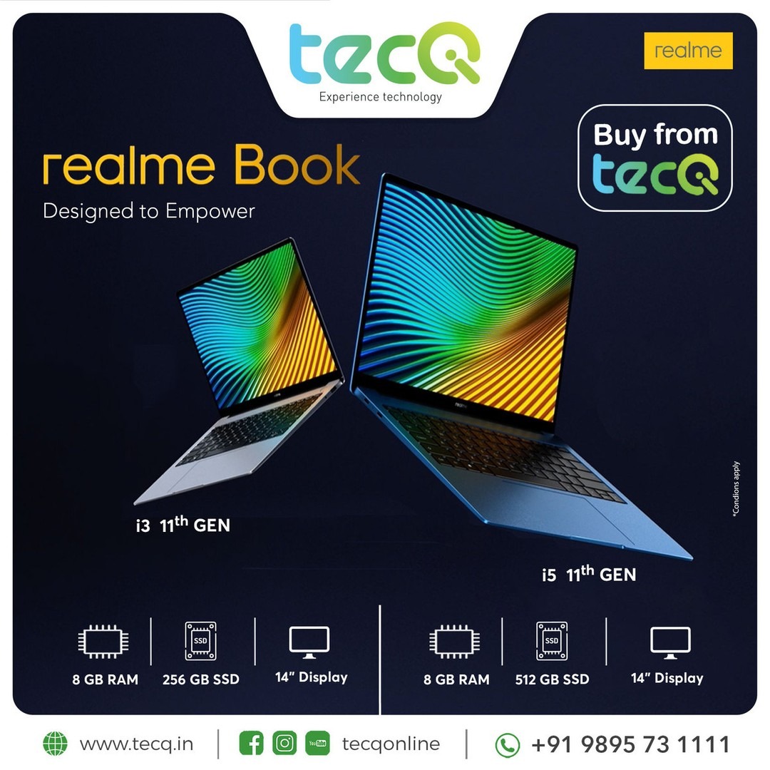 Realme അവതരിപ്പിക്കുന്ന ഏറ്റവും പുതിയ ലാപ്ടോപ്പ് Realme Book ടെക്യുവിൽ നിന്നു ഇപ്പോ ...