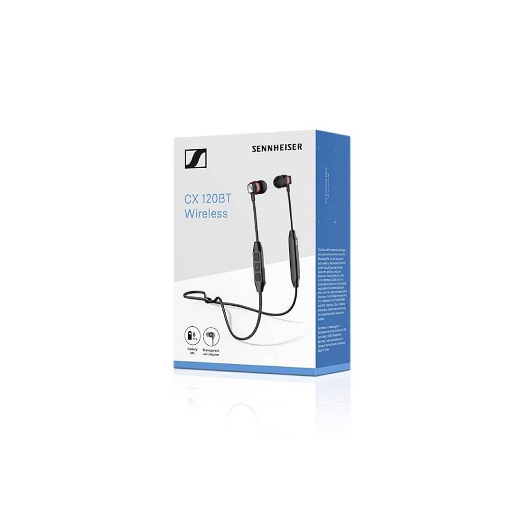 Buy Sennheiser CX 120BT Wireless Bluetooth in Ear Neckband Headphone ...