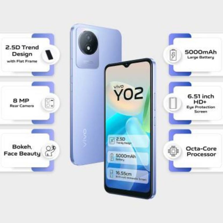 Buy vivo Y02 at Discount Price from TecQ Mobile Shop near me | TecQ Online